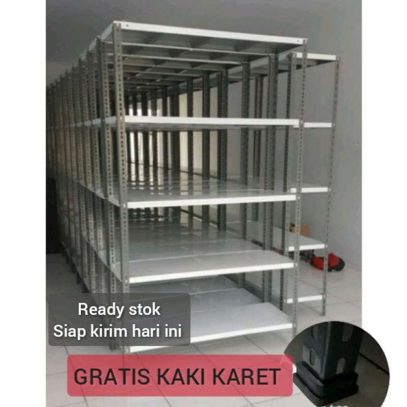 Promo Rak Besi 5 Susun Kuat Anti Karat 100 X 40 X 200 Cm Diskon 16% Di ...