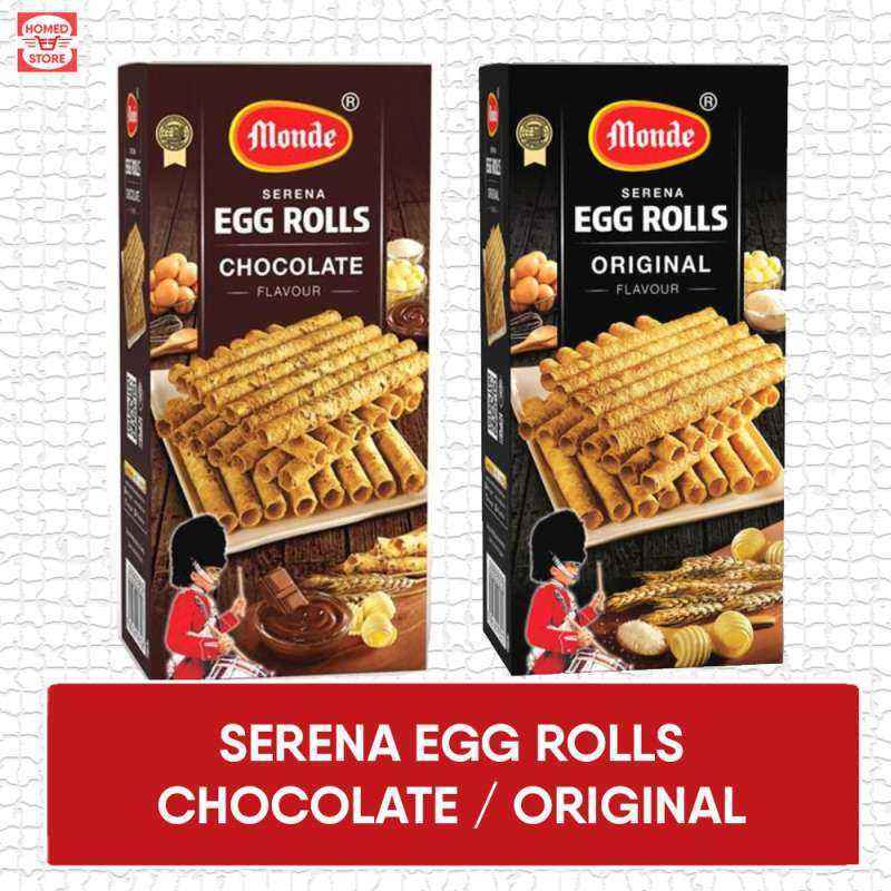 Jual Serena Egg Rolls Chocolate / Original 1 Pack 168 Gr By Monde Di ...