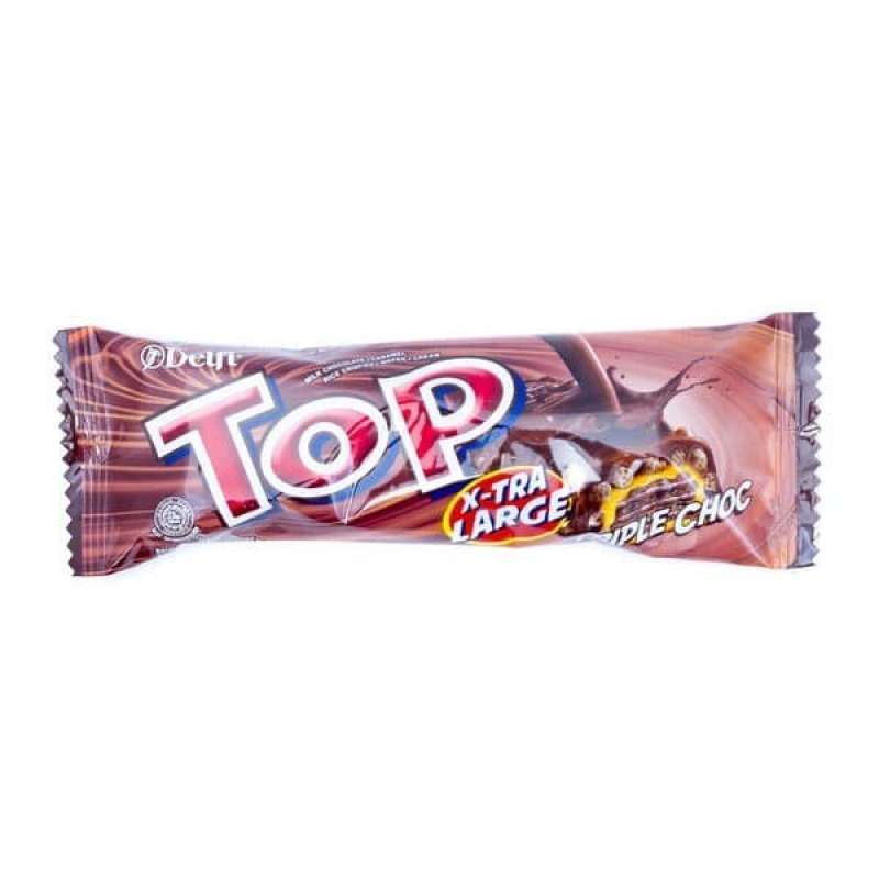 Jual DELFI TOP Triple Chocolate Xtra Large 38 Gr - Wafer Krispi Cokelat ...