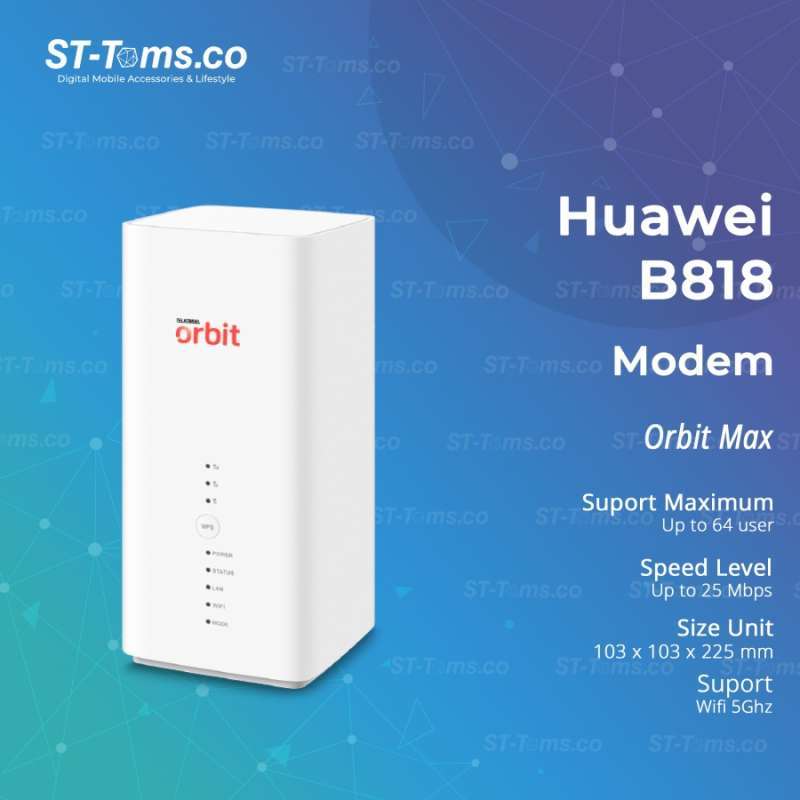 Jual Huawei B818 Modem Orbit Max Telkomsel Di Seller St-toms - Ancol-2 ...