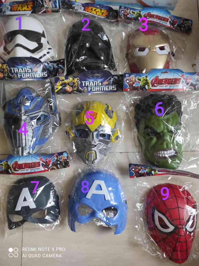 Jual Topeng Nyala Lampu Super Hero Heroes Avenger Avengers Ironman Iron ...