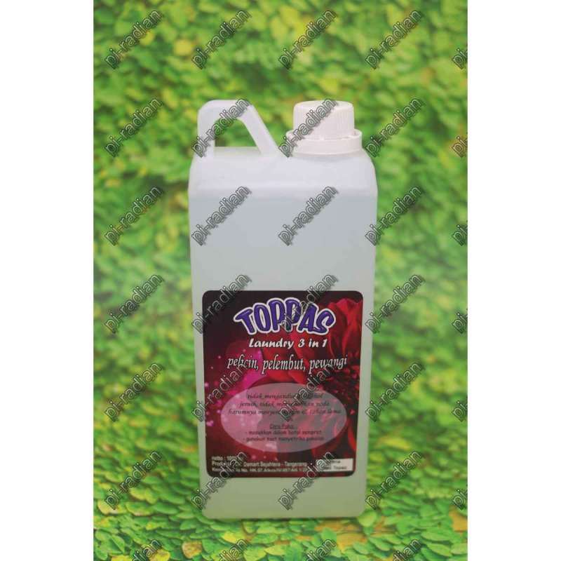 Jual TOPPAS Laundry 3in1 3 in 1 1 Liter 1000 mililiter pelembut pelicin ...