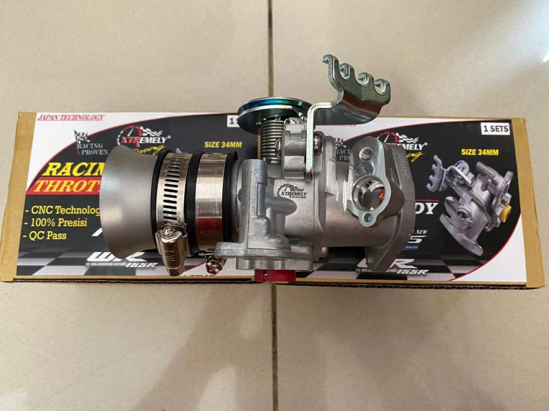 Jual Throttle Body WR 155 R15 V3 VVA 34 mm XTR Racing Set Open Velocity ...