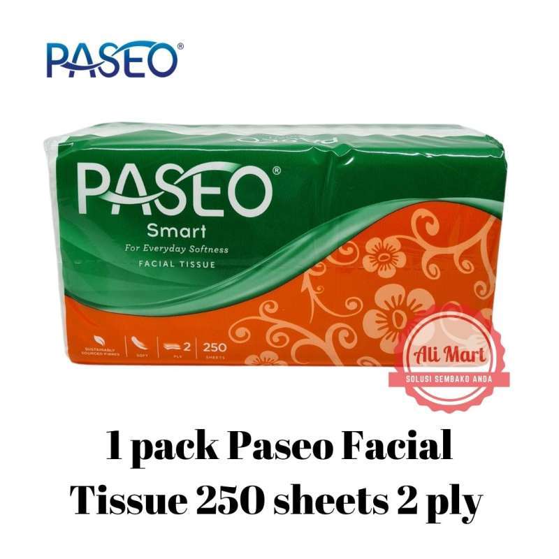 Jual Paseo Smart Facial Tissue 250 Sheets / 2 ply di Seller Ali Mart ...