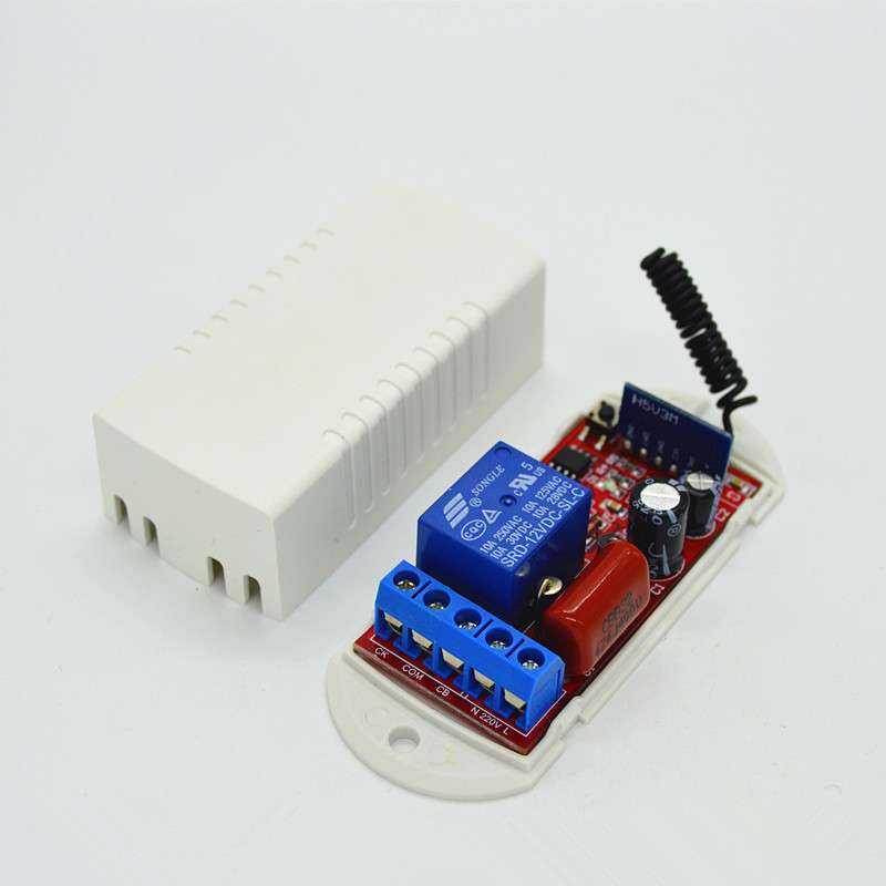 Jual 433mhz Relay Wireless Rf Learning Receiver Remote Control 50meter ...