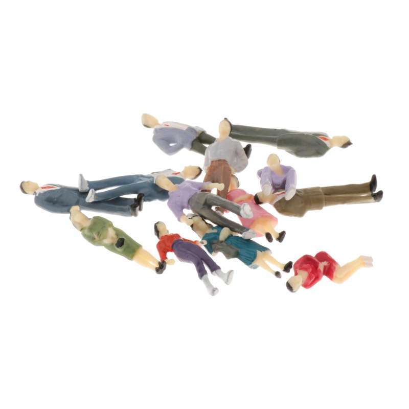 Jual 13Pcs 1:50 Scale O Gauge Hand Painted Layout Model Train People ...