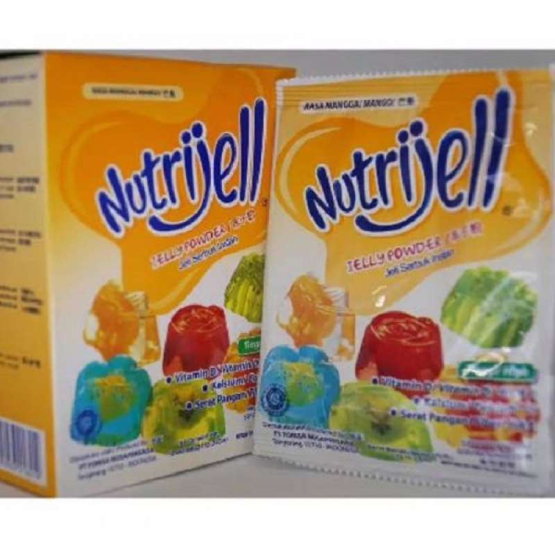 Jual Nutrijel Mangga Nutrijell Manggo Nutrijel Jelly Powder Box isi 12 ...