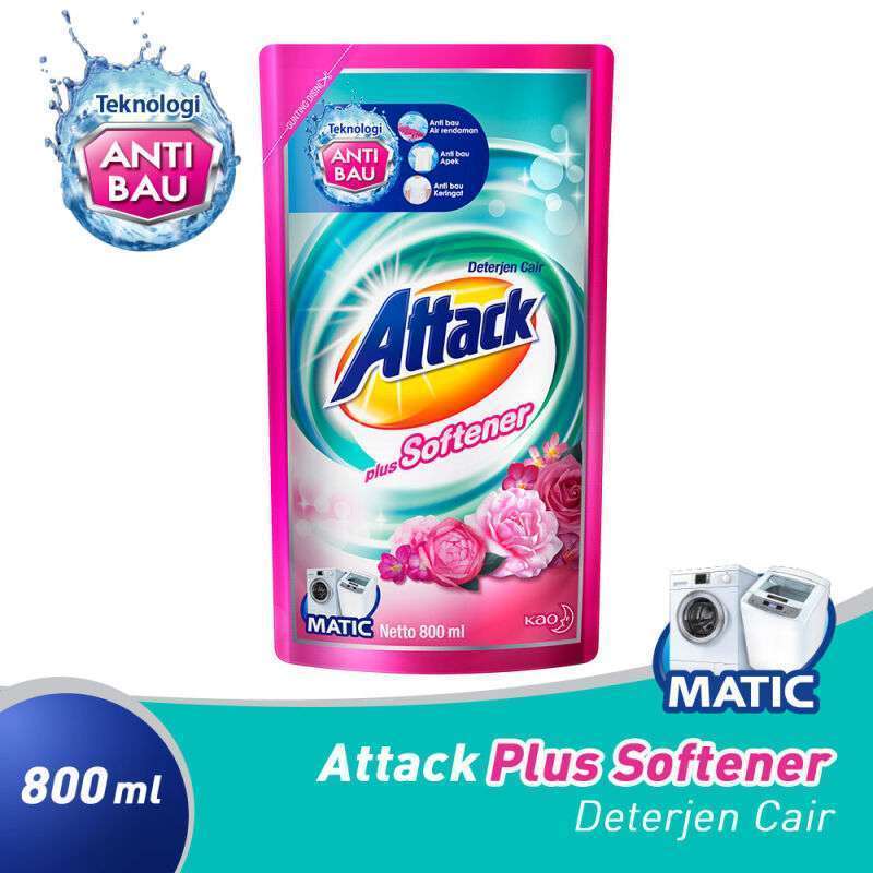 Jual ATTACK Liquid Plus Softener Pouch 800 ml di Seller Toko Laris 77 ...