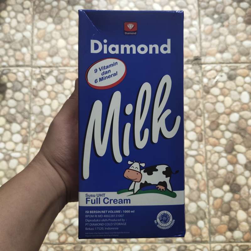Jual DIAMOND MILK SUSU UHT FULL CREAM 1LITER di Seller TOKO BEN ...