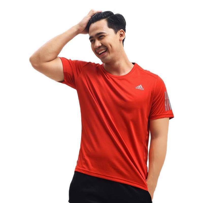 Jual Adidas Own The Run Men's Running Tee - RED S di Seller Planet ...