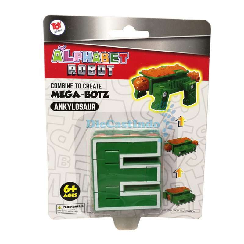 Jual Mainan Anak Toy Addict Alphabet Robot Mega-Botz Huruf E di Seller ...
