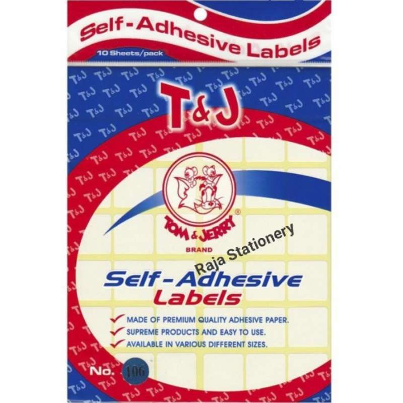 Jual Tom & Jerry Label No.106 / Sticker Tom And Jerry 106 di Seller ...