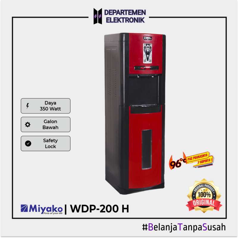 Jual Miyako Wdp200 Dispenser [air Galon Bawah] Di Seller Departemen ...