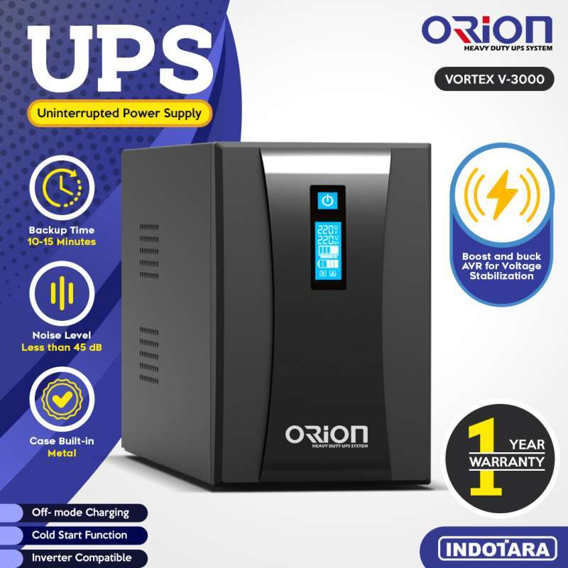 Jual Orion Vortex V-3000 Ups Uninterrupted Power Supply Di Seller Pt ...