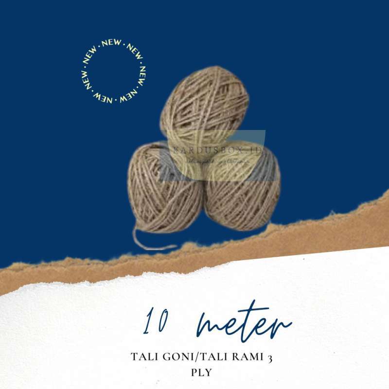 Jual TALI RAMI/ TALI GONI/TALI 3 PLY di Seller Kardusbox.id ...