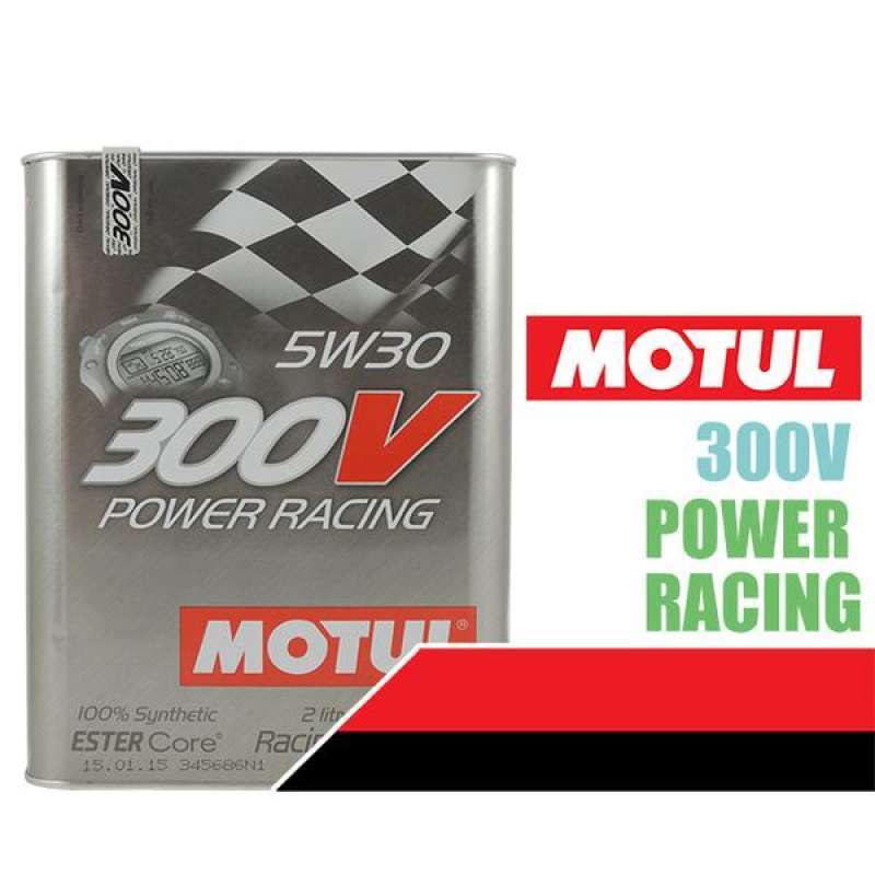 Jual MOTUL 300V 5W30 Double Ester Fully Synthetic Motor Oil Ester Iron Can 2L di Seller ...