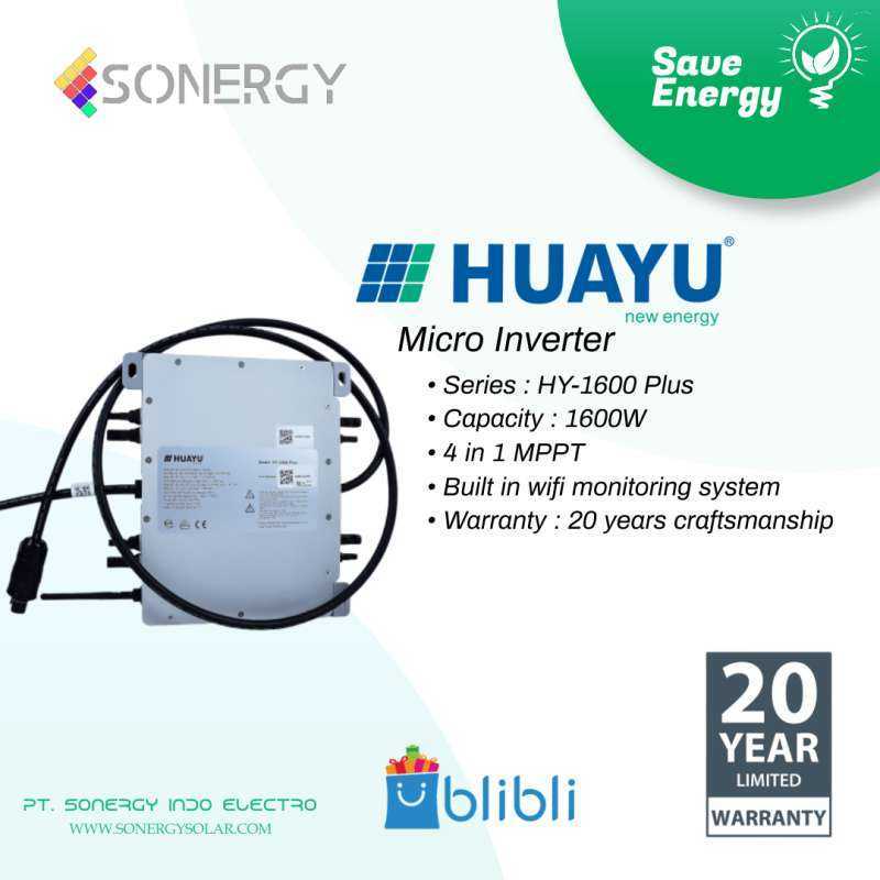 Jual Huayu Micro Inverter HY-1600 Plus di Seller Sonergy Solar - Halim ...