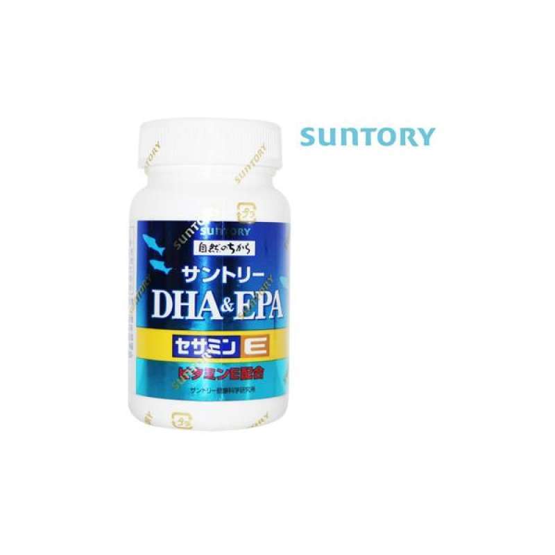 Jual SUNTORY Suntory Fish Oil DHA&EPA+ Sesame Ming E 120 Capsules ...