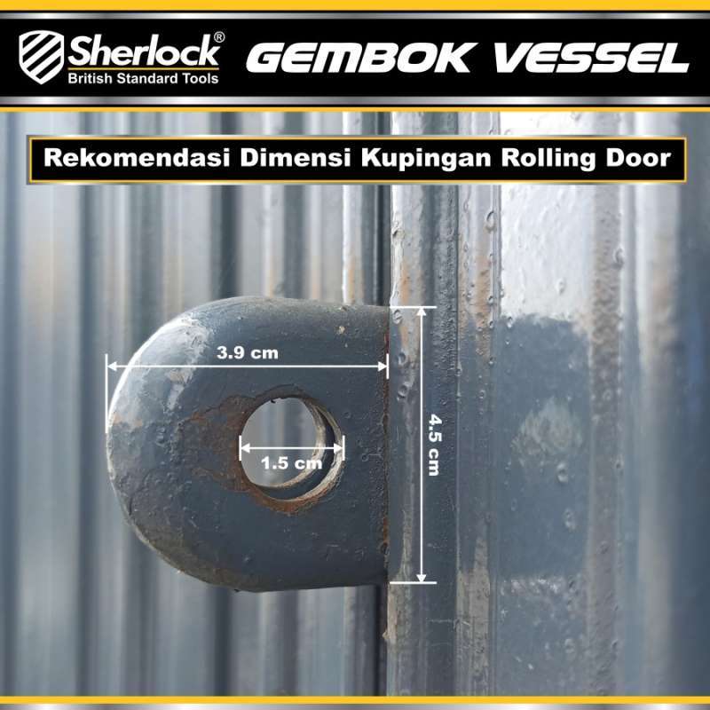 Jual Gembok Tabung Vessel Sherlock Untuk Folding Gate Di Seller ...