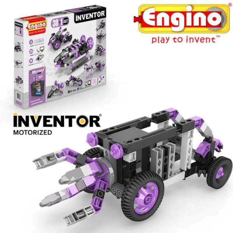 Jual Engino Ansett building series -30 in 1 inventor of electric ...