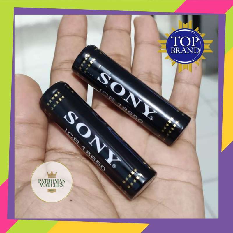 Promo Baterai Battery Sony Rechargeable Mah Batre Cas Senter Swat Vape Sony Original