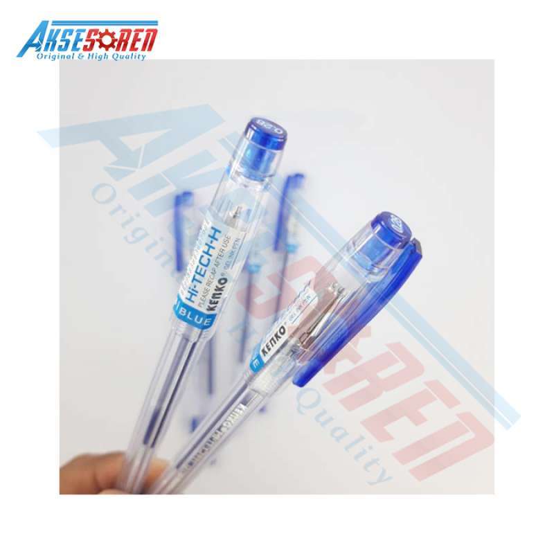 Promo Pulpen Gel 1 Pack Kenko [hi-tech-h/12 Pcs] / Pena Hi Tech ...