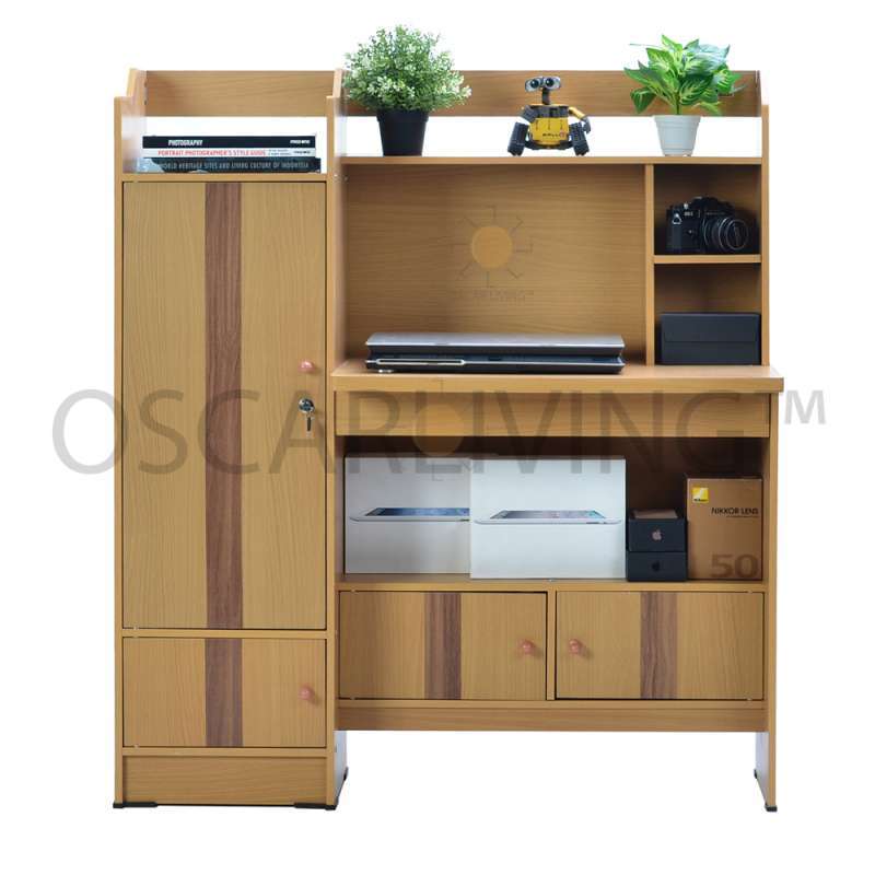 Jual Meja Belajar Big Panel Mbs 318 / Meja Kantor + Rak Buku Di Seller ...