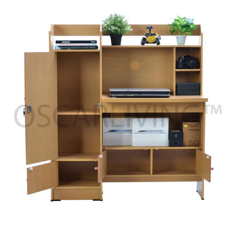 Jual Meja Belajar Big Panel Mbs 318 / Meja Kantor + Rak Buku Di Seller ...