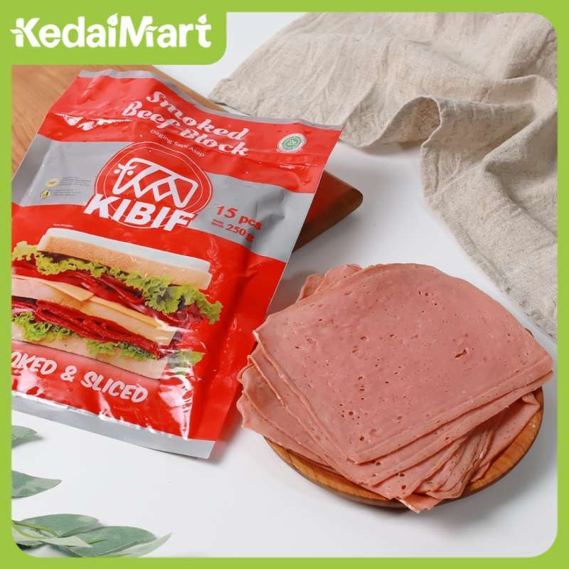 Jual Smoked Beef Block Kibif 250 Gram - KEDAIMART di Seller KedaiMart ...