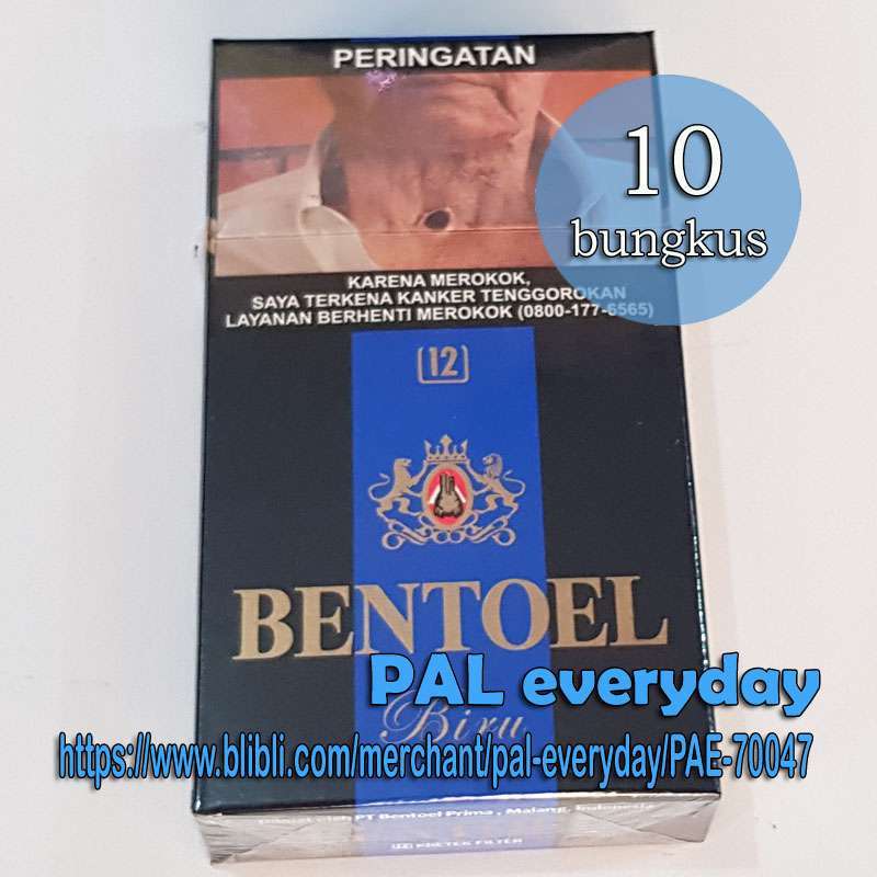 Jual rokok BENTOEL BIRU 12 [1 slop / 10 bungkus @ 12 batang] di Seller ...