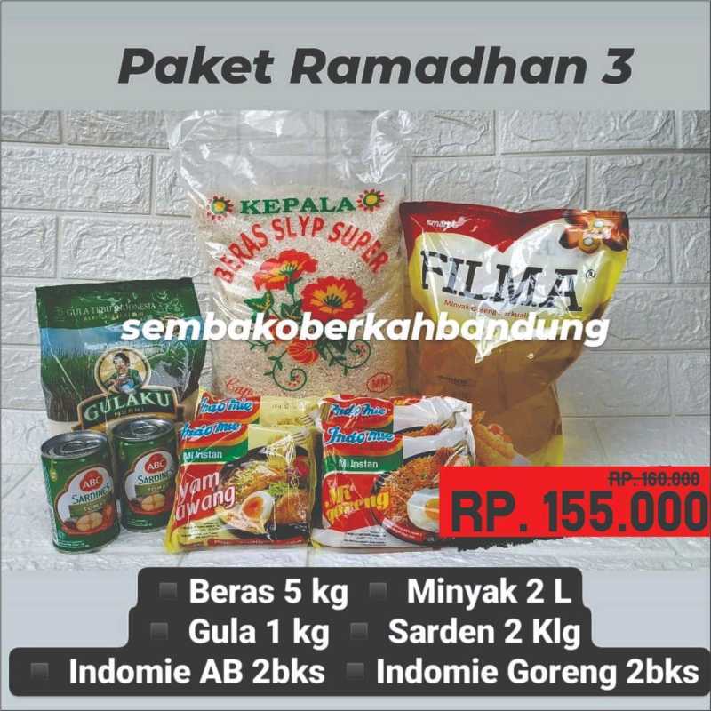 Jual Parsel Sembako Ramadhan 3 di Seller Sembako Berkah Bandung - Dago ...