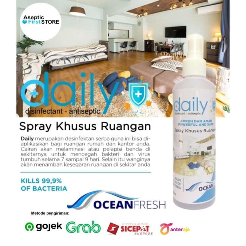 Jual DESINFEKTAN KHUSUS RUANGAN DAILY DESINFEKTAN 250ML SPRAY HUSUS ...