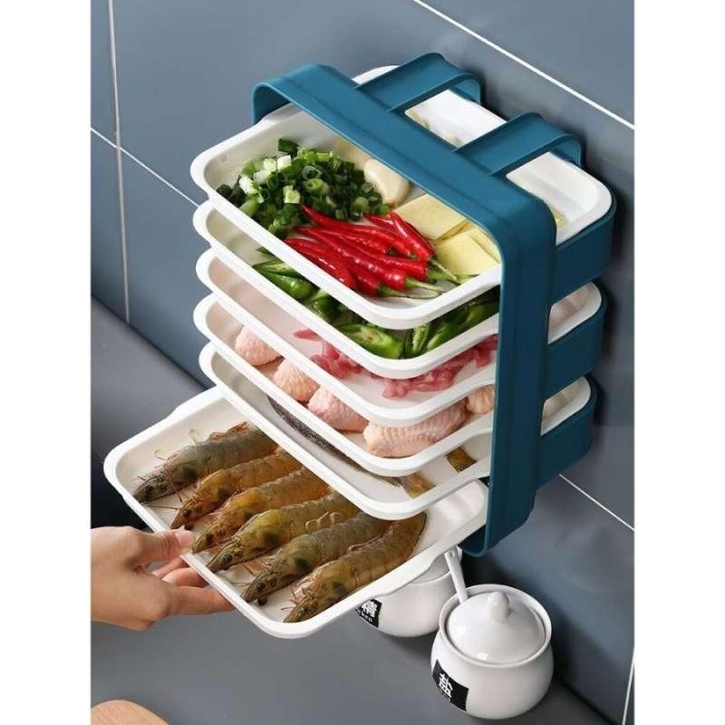 Jual Kitchen Food Rack 6 Layer Rak sayur 6 susun Rak keranjang sayuran ...