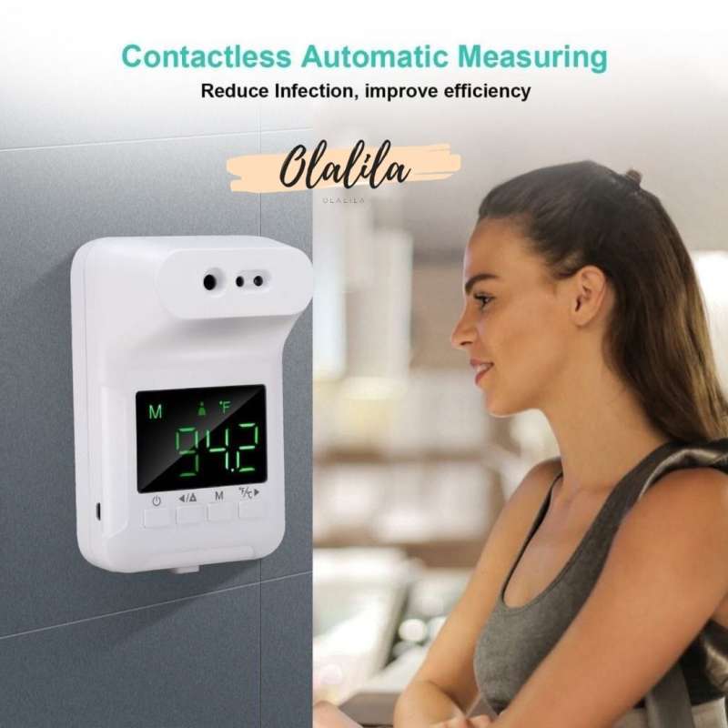 Promo Thermometer Wall Digital Infrared Termometer Dinding Gun Tembak ...