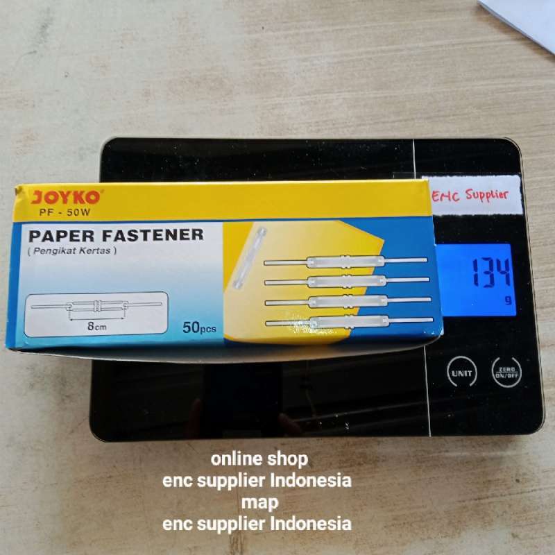 Jual Enc - Acco Paper Fastener Joyko Pf-50w Pengikat Kertas 8cm Joyko ...