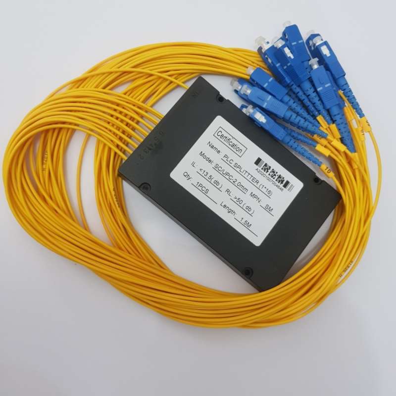Jual passive splitter / pasif spliter 1-16 module SC UPC fiber optik ...