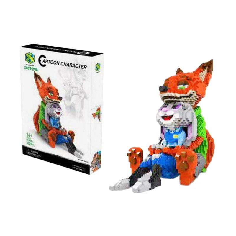 Jual Kukuk X-block Bricks 8828 Zootopia Nick Wilde & Judy Hopps Blocks ...