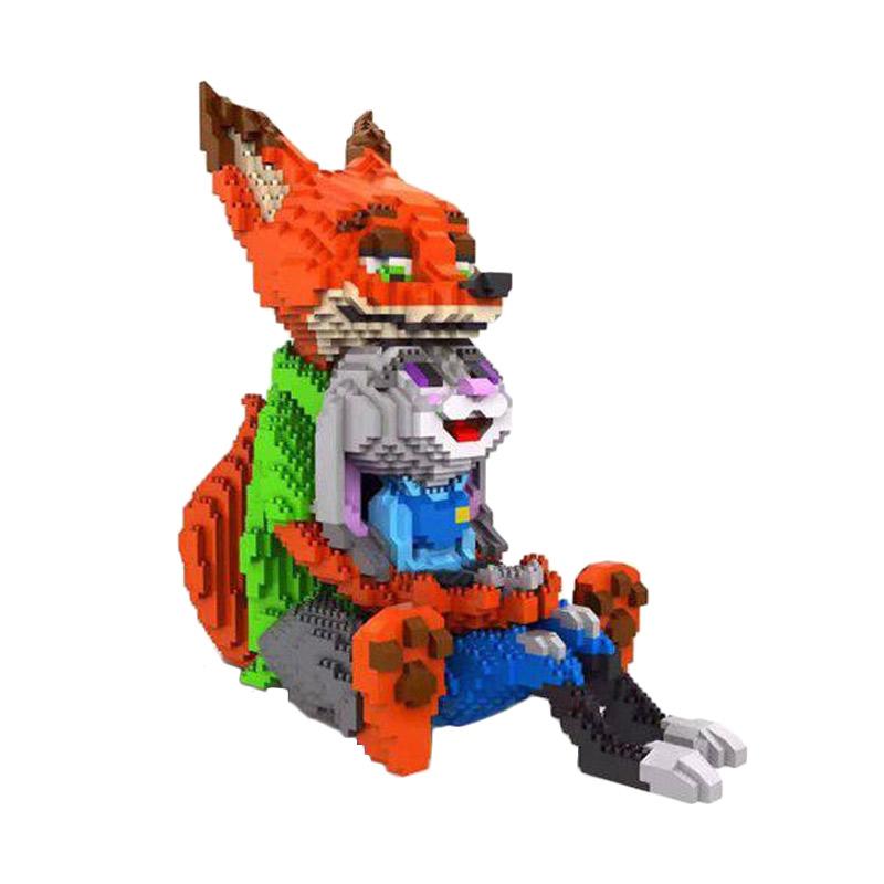 Jual Kukuk X-block Bricks 8828 Zootopia Nick Wilde & Judy Hopps Blocks ...