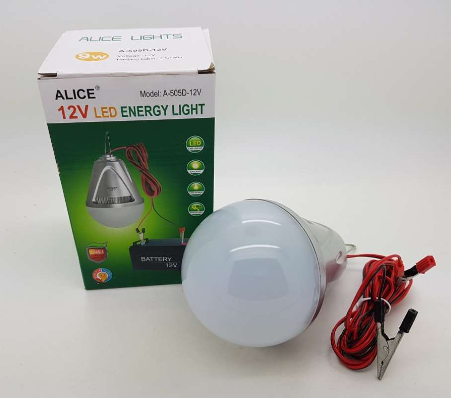 Jual Lampu LED 12 Volt DC Merk JIMEI 9 watt ( Bisa ke aki tanpa perlu ...