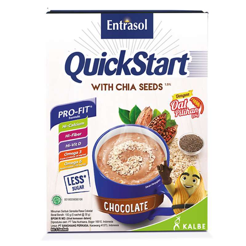 Jual ENTRASOL QUICKSTART CHOCOLATE 5S di Seller Hyfresh Bekasi Official ...