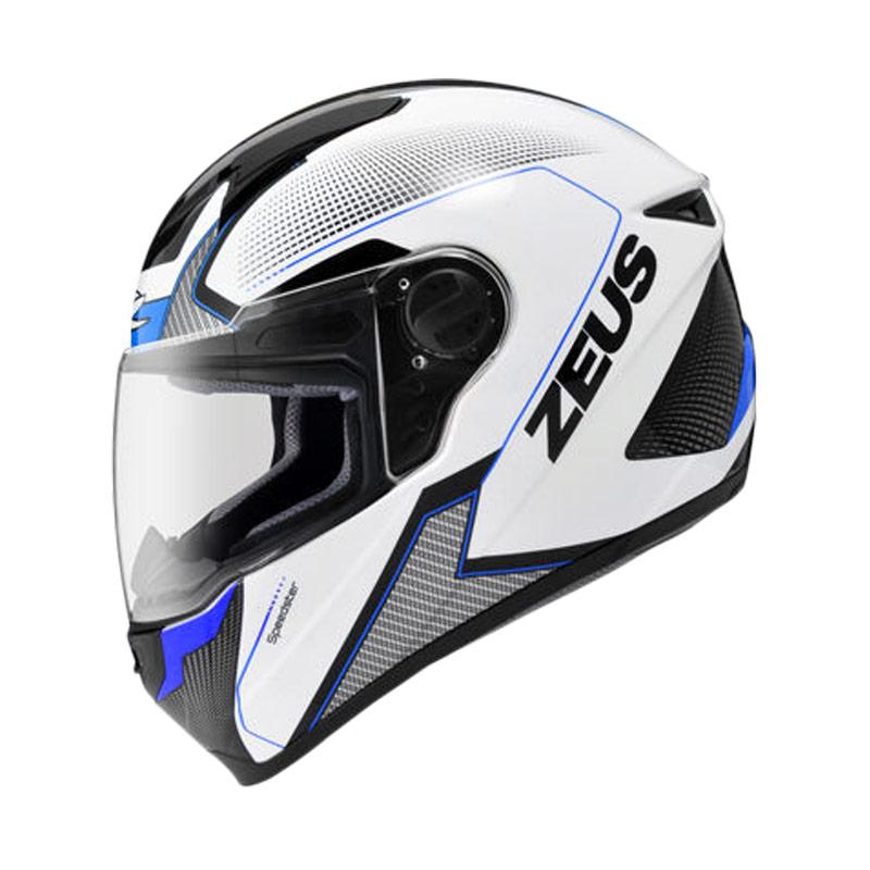 Jual Zeus Zs-811 Al6 Helm Full Face - White Blue Di Seller Skymotosport ...