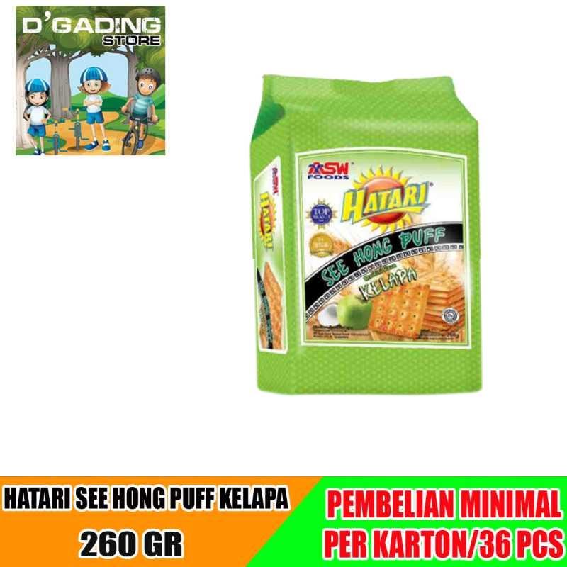 Jual BISKUIT HATARI SEE HONG PUFF KELAPA 260 gram - RASA KELAPA DAN ...