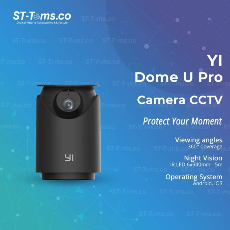 Jual YI Dome U Pro Camera 2K HD IP Camera Wireless Wifi Home Security ...