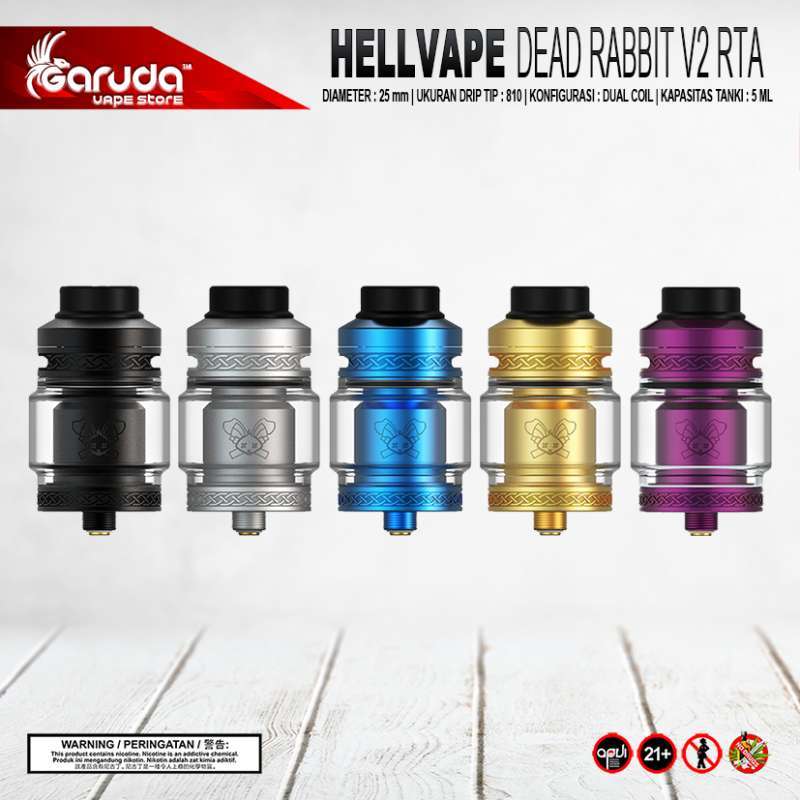 Jual RTA Dead Rabbit V2 Hellvape 100% Authentic BLUE di Seller Garuda ...