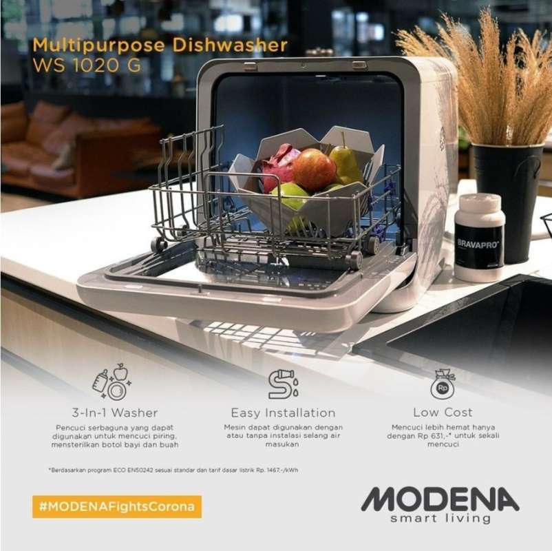 Jual Modena Ws 1020 G - Tabletop Multipurpose Washer With Steam Di ...