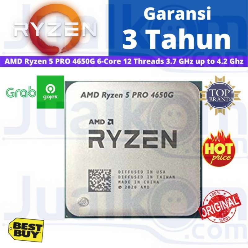 Jual PROCESSOR AMD Ryzen 5 PRO 4650G 4650 G TRAY di Seller Jualkom ...