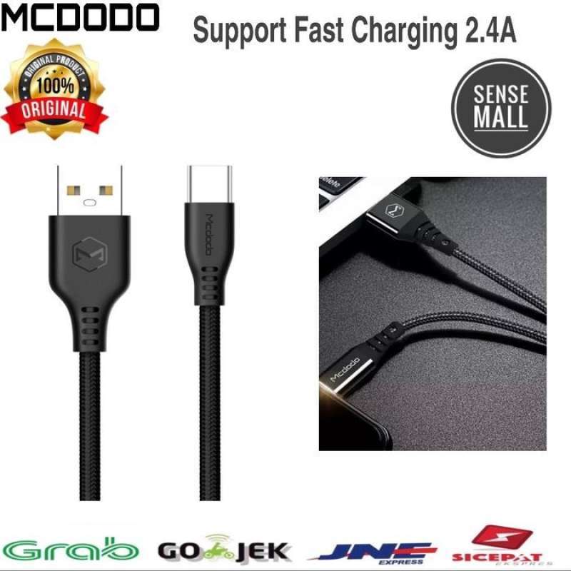 Jual CABLE TYPE C FAST CHARGING 20CM NYLON BRAIDED CABLE MCDODO ...