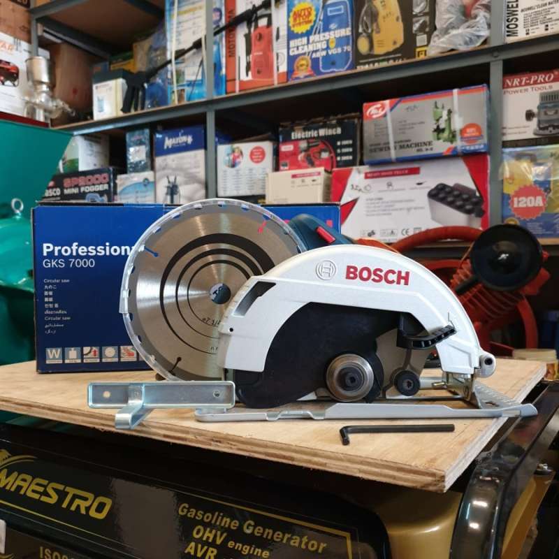 Jual CIRCULAR SAW MESIN POTONG GERGAJI LISTRIK BOSCH GKS 7000 di Seller ...