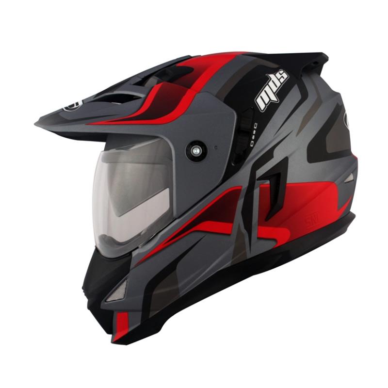 Jual Mds Super Pro #2 Helm Full Face - All Grey Matt Doft Di Seller ...