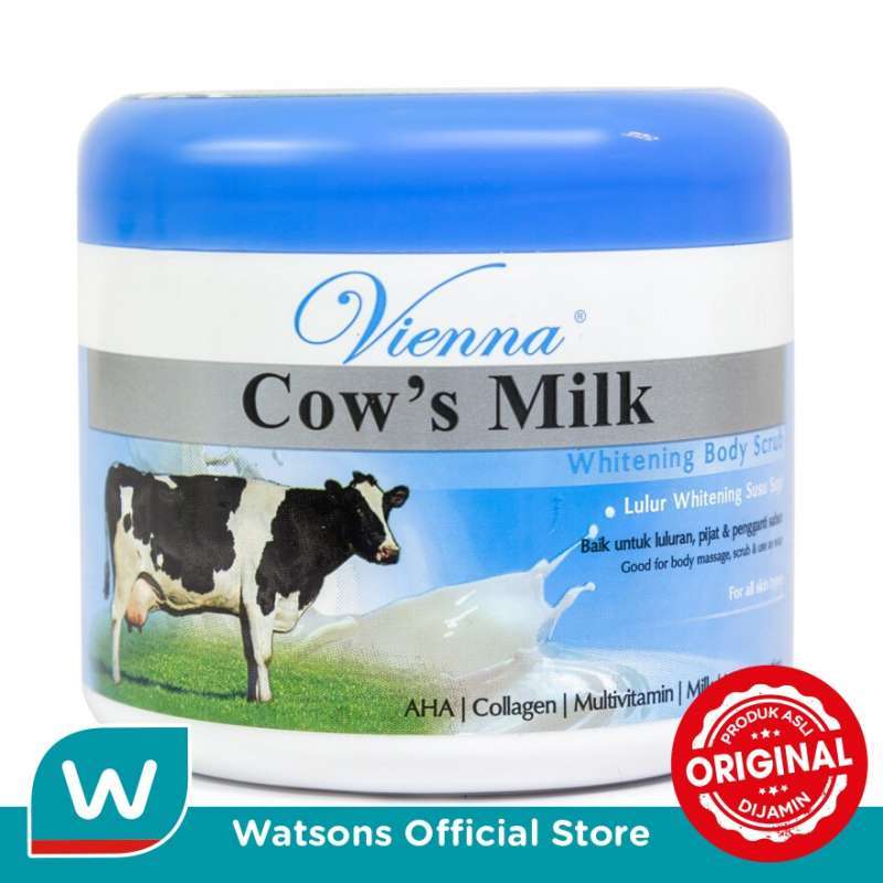 Jual Vienna Cow Milk Body Scrub [250 g] di Seller WATSONS Official ...